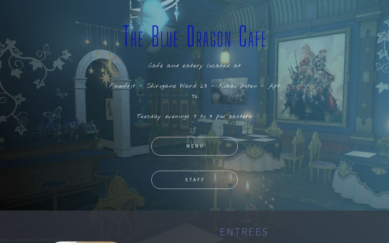 The Blue Dragon Cafe